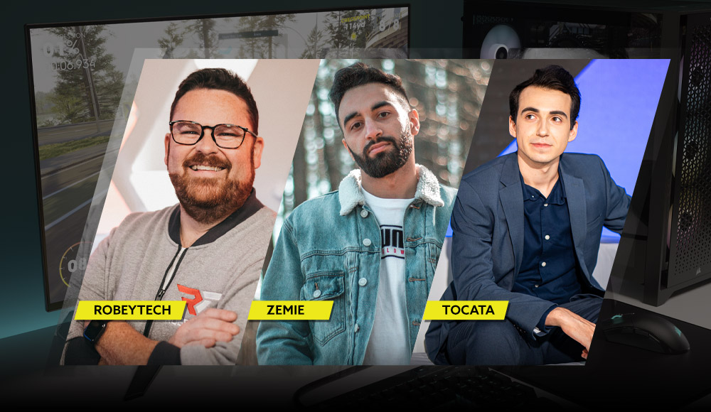 CORSAIR XENEON 27QHD240 OLED Livestream Featuring Robeytech, Zemie ...